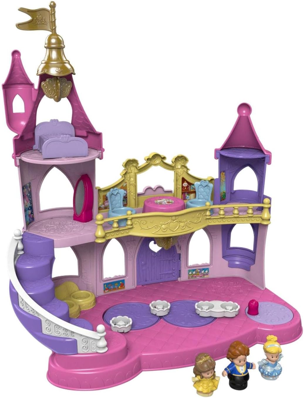 Amazon.com: Fisher-Price Little People Disney Princess, Musical Dancing ...
