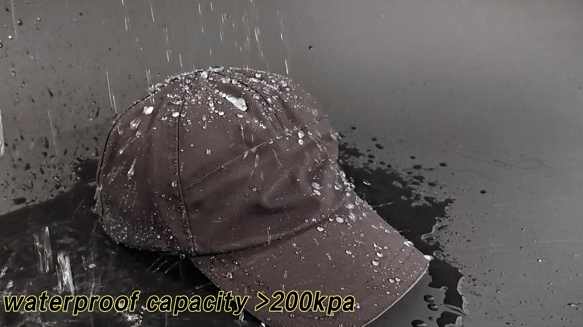 Watch Waterproof Baseball Cap- Waterproof Test on Amazon Live