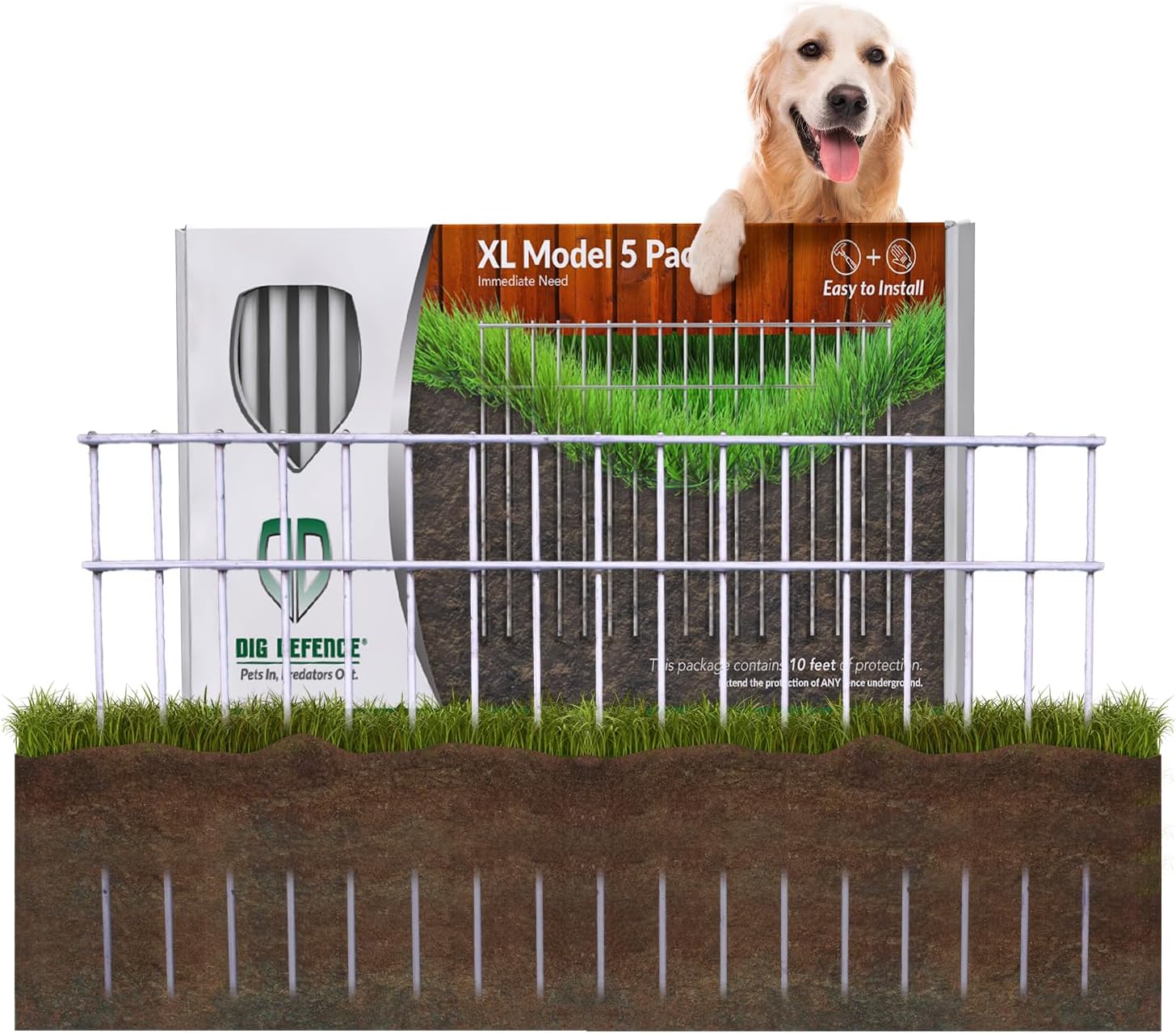 Amazon.com: Dig Defence Original Animal Barrier Fence - X-Large ...