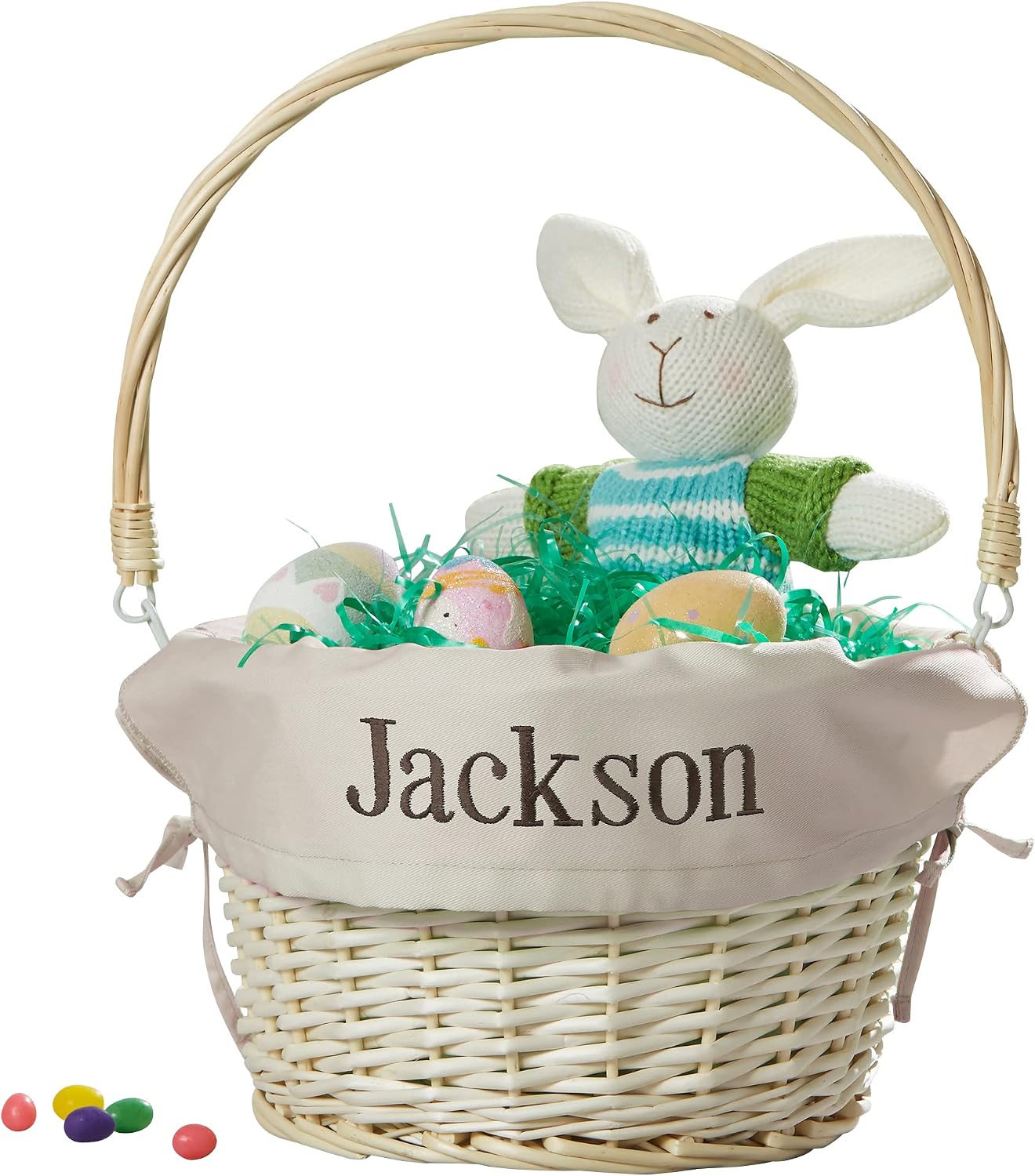 Amazon.com: Personalization Universe Personalized Hand-Woven Willow ...