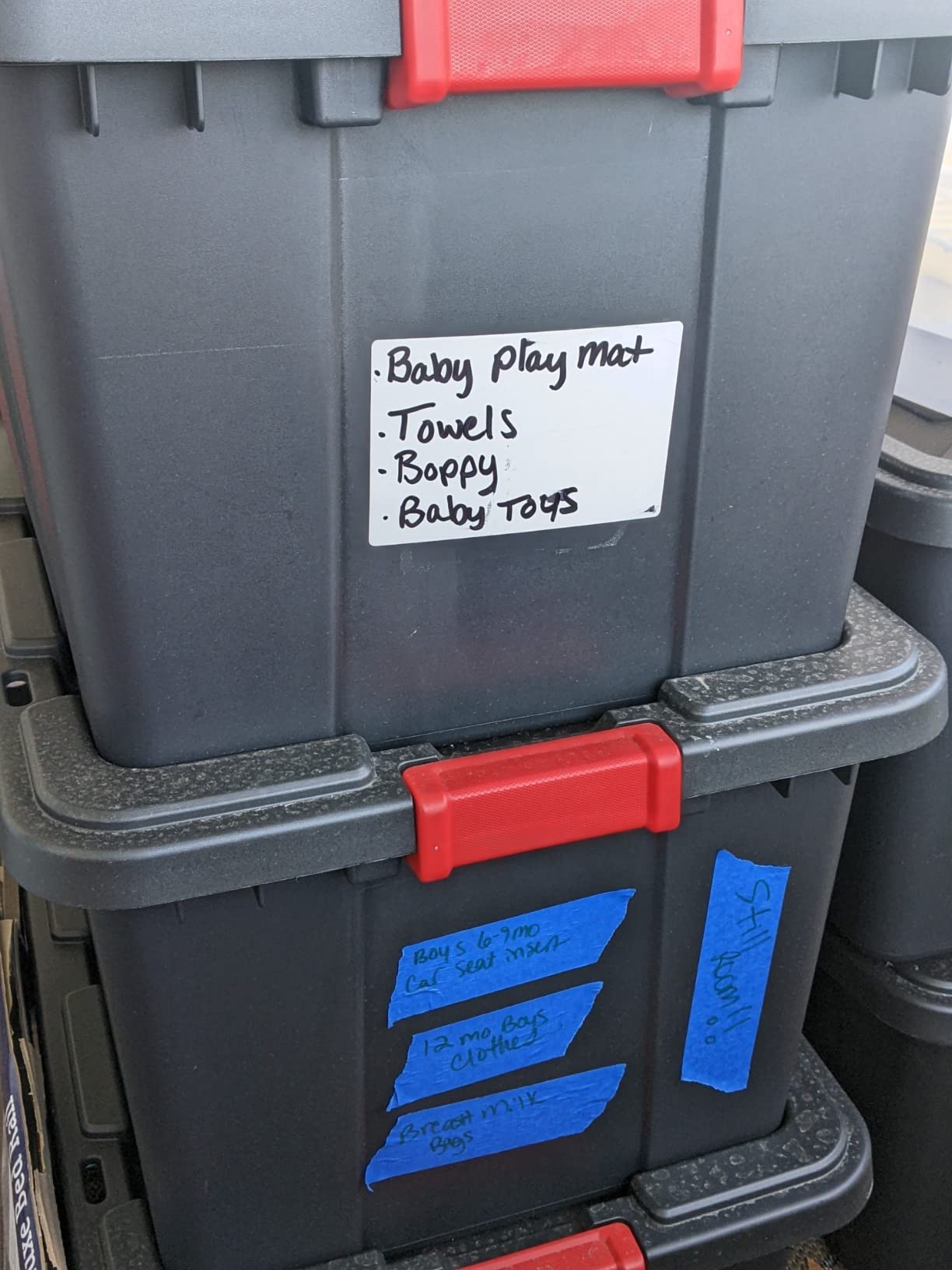 Amazon.com : 6 x 4 Inch Large Labels for Storage Bins, 60 Pcs Storage ...