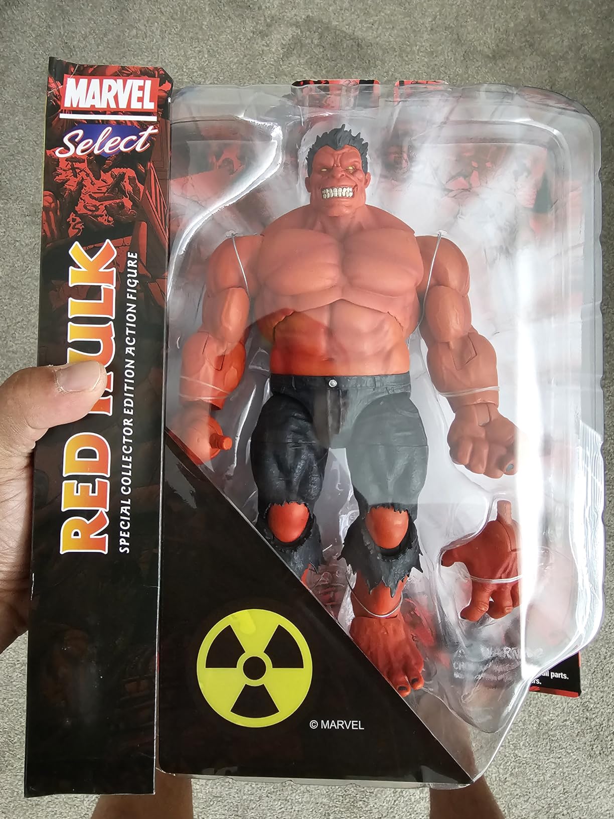 Diamond Select - Marvel Select Red Hulk Action Figure : Amazon.com.au ...