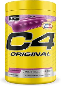 Amazon.com: Cellucor C4 Original Pre Workout – POPSICLE Grape - Pre ...