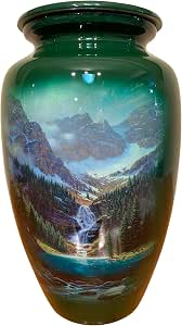 Amazon.com: Cremation Urn for Human Ashes - Adult Sized Urn - Waterfall ...
