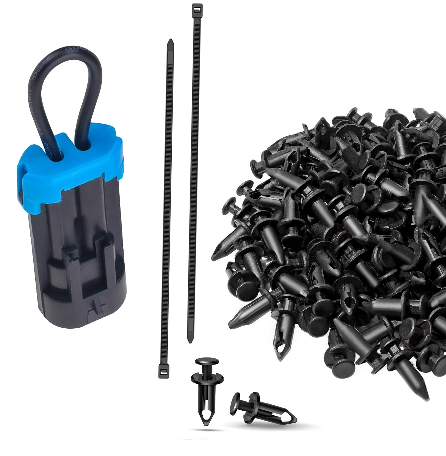 Amazon.com: moveland ATV UTV Nylon Body Rivets Fasteners Clips + Seat ...