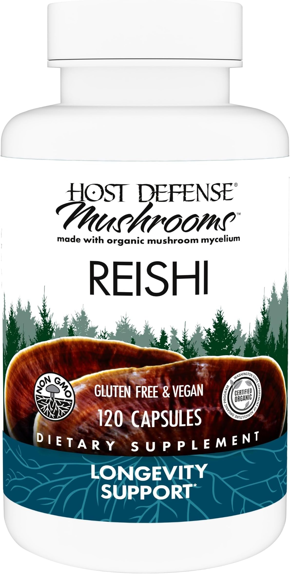 Amazon.com: Host Defense MycoBenefits Focus Capsules - Mushroom ...