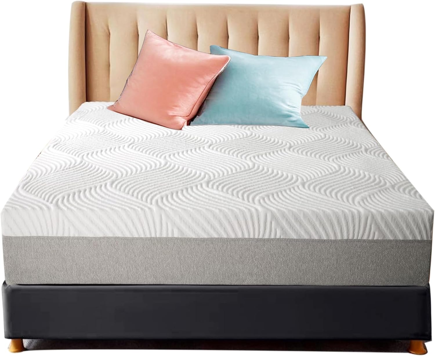 Amazon.com: BreezeRest Twin XL Mattress 10 Inch Memory Foam Colchones ...