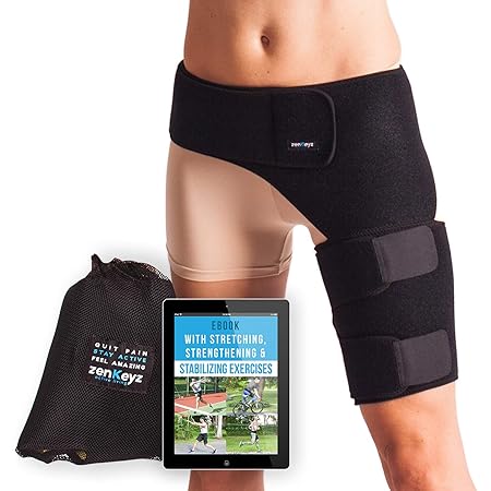 Amazon.com: Hip Brace Thigh Compression Sleeve – Hamstring Compression ...