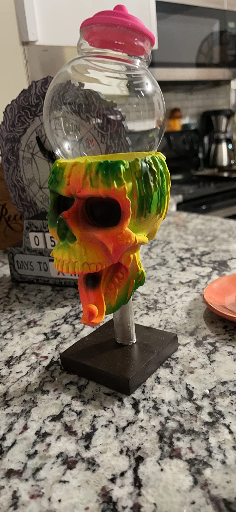 $6/mo - Finance Halloween Skull Cool Bubble Gum Machine Gumball Vending ...