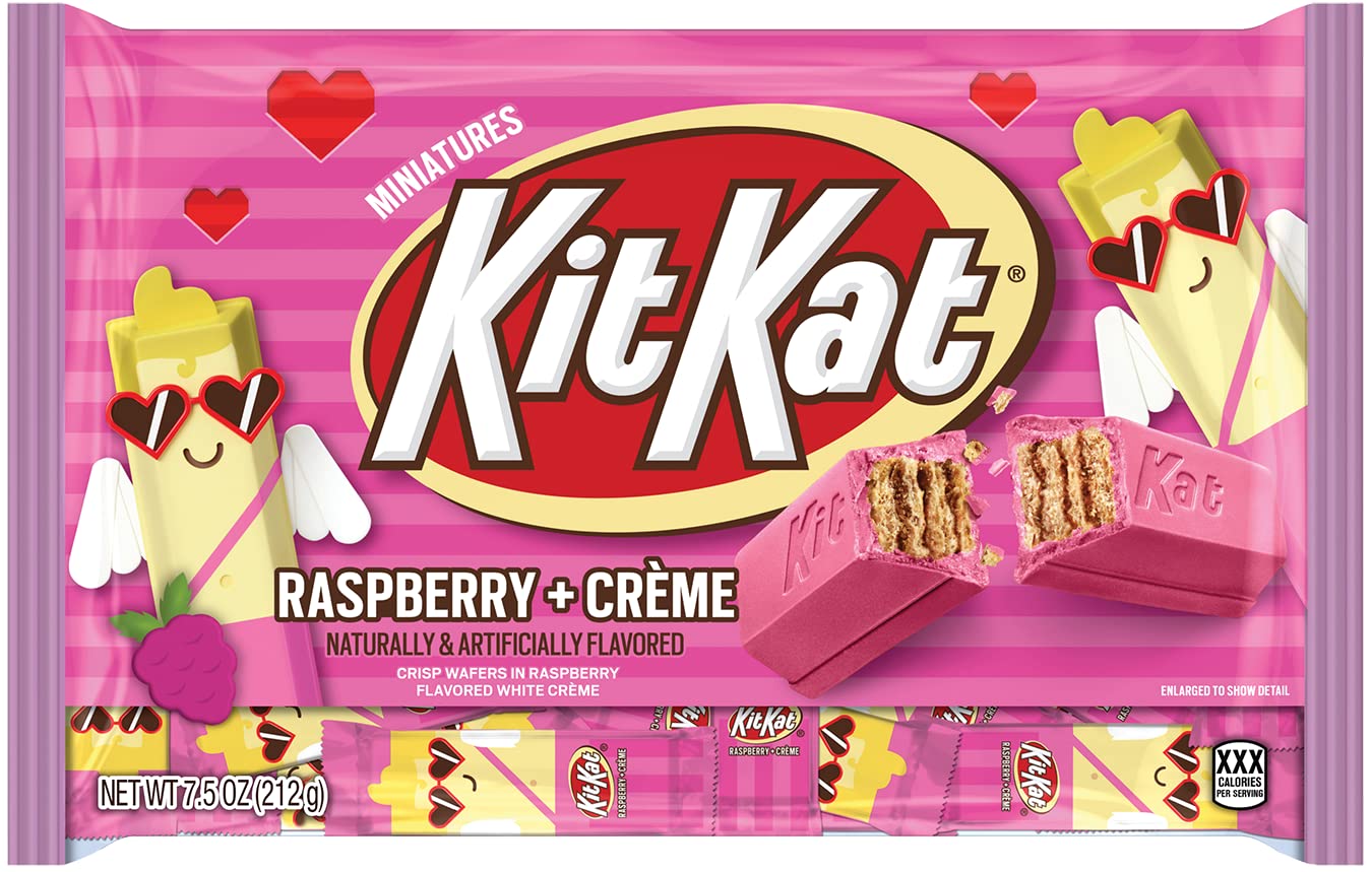Amazon.com : Kit Kat Miniatures Raspberry Creme - 7.5 oz Bag ...