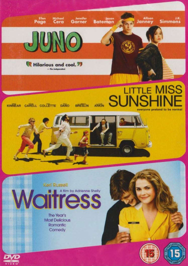 Amazon.co.jp: JUNO/LITTLE MISS SUNSHINE /WAITRESS : DVD