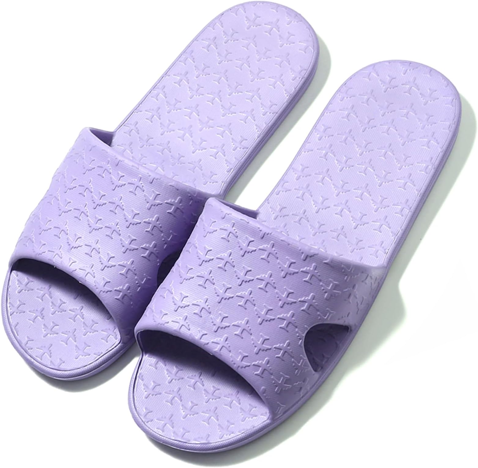 Amazon.com: AhfuLife 5 Pairs of Waffle Open Toe White Slippers-Two Size ...