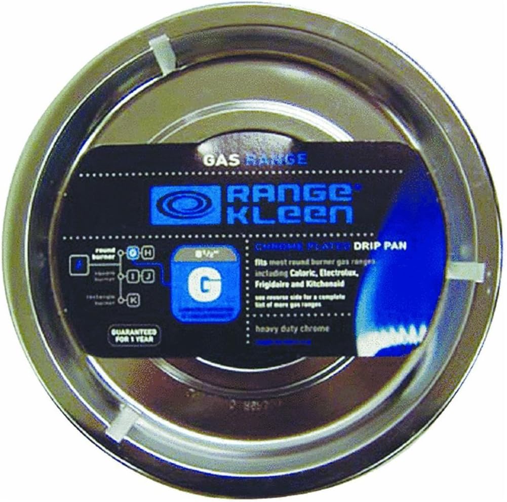 Amazon.com: RANGE KLEEN RGP-300 Chrome Range Round Pan/Orange Label (8. ...