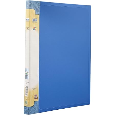 Solo PL- 301 Punchless File (Lever Clip) A4 - Blue : Amazon.in: Office ...