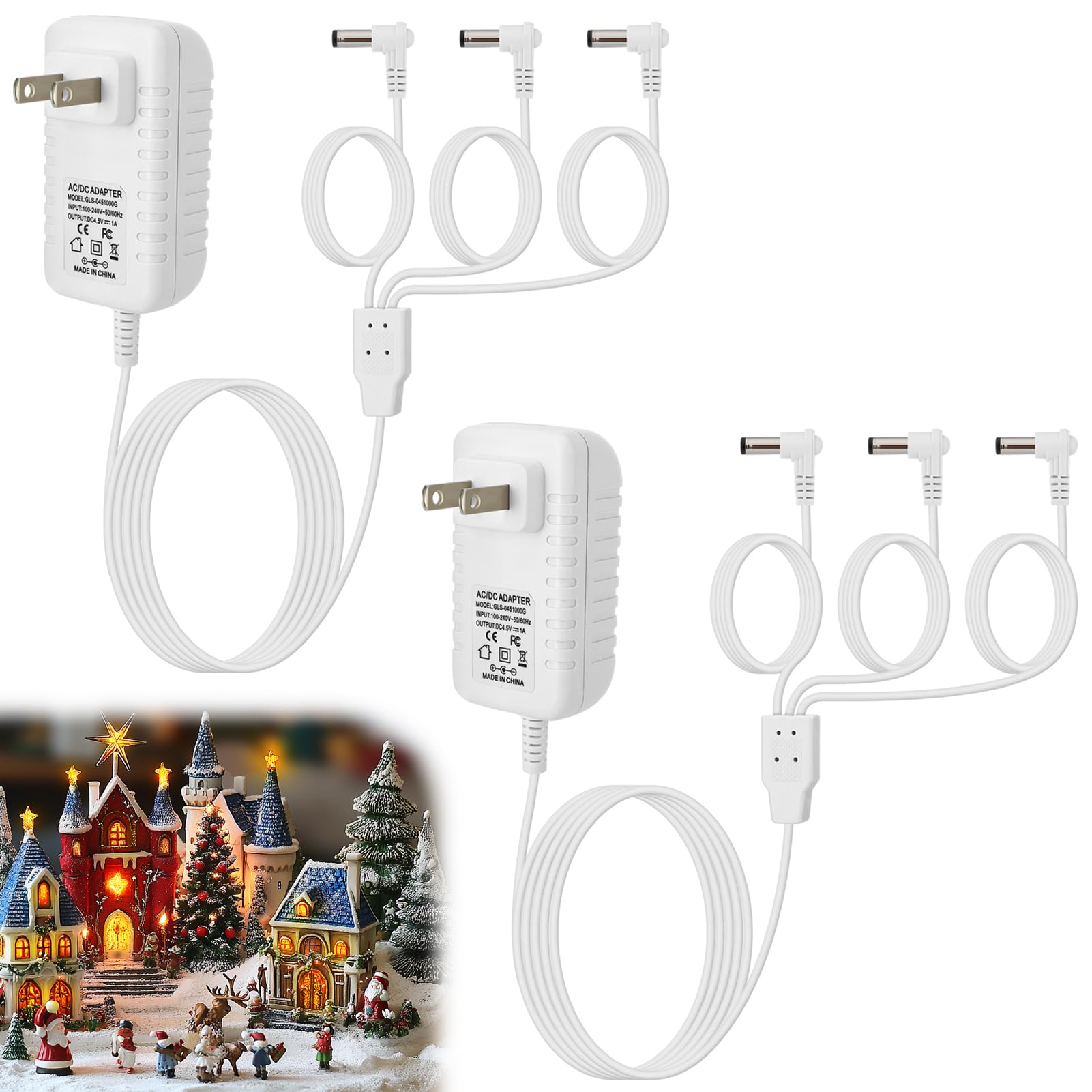 Amazon.com: Aulock 2pcs 4.5V Power Adapter Compatible with Lemax ...