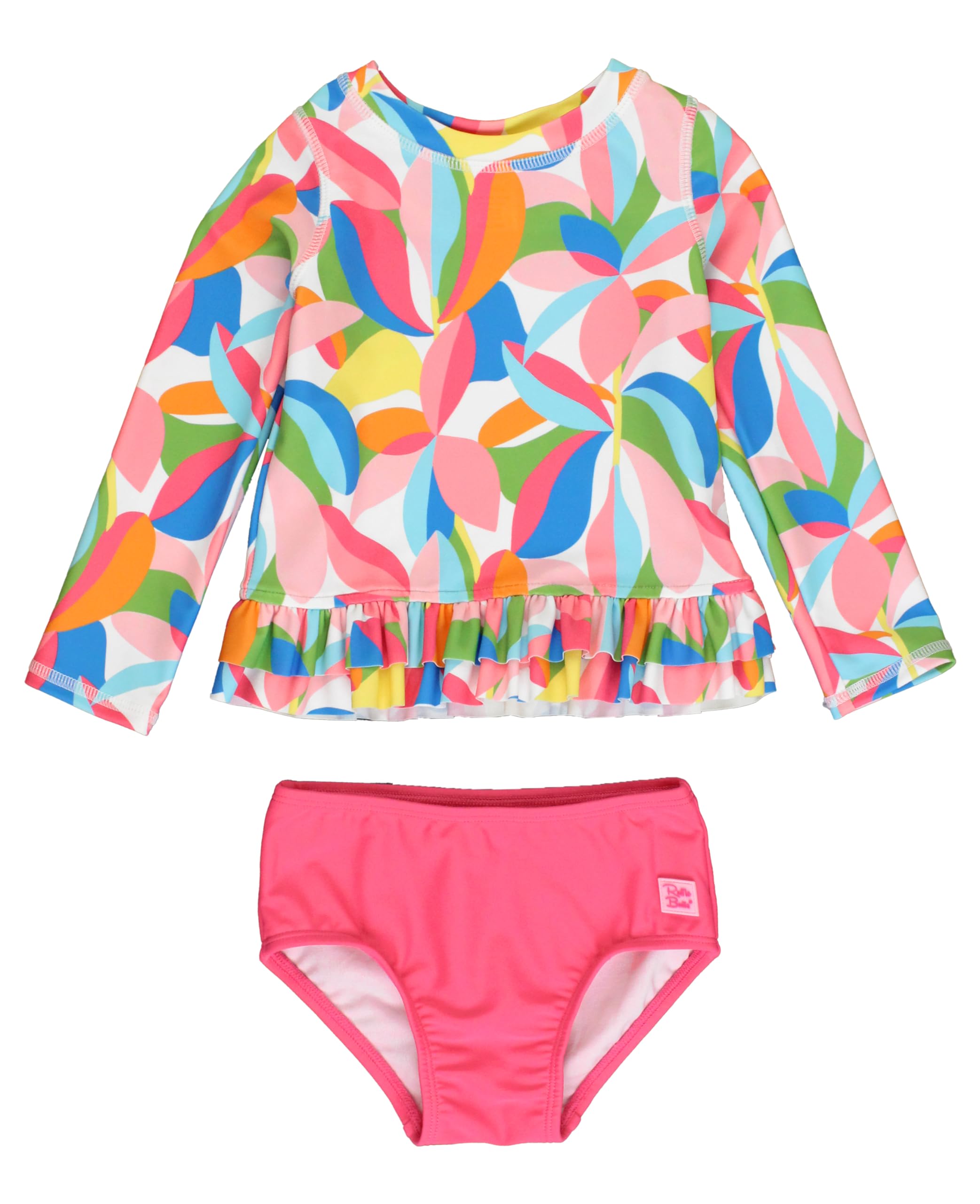 Snapklik.com : RuffleButts Tropical Adventure Long Sleeve Ruffle Hem ...