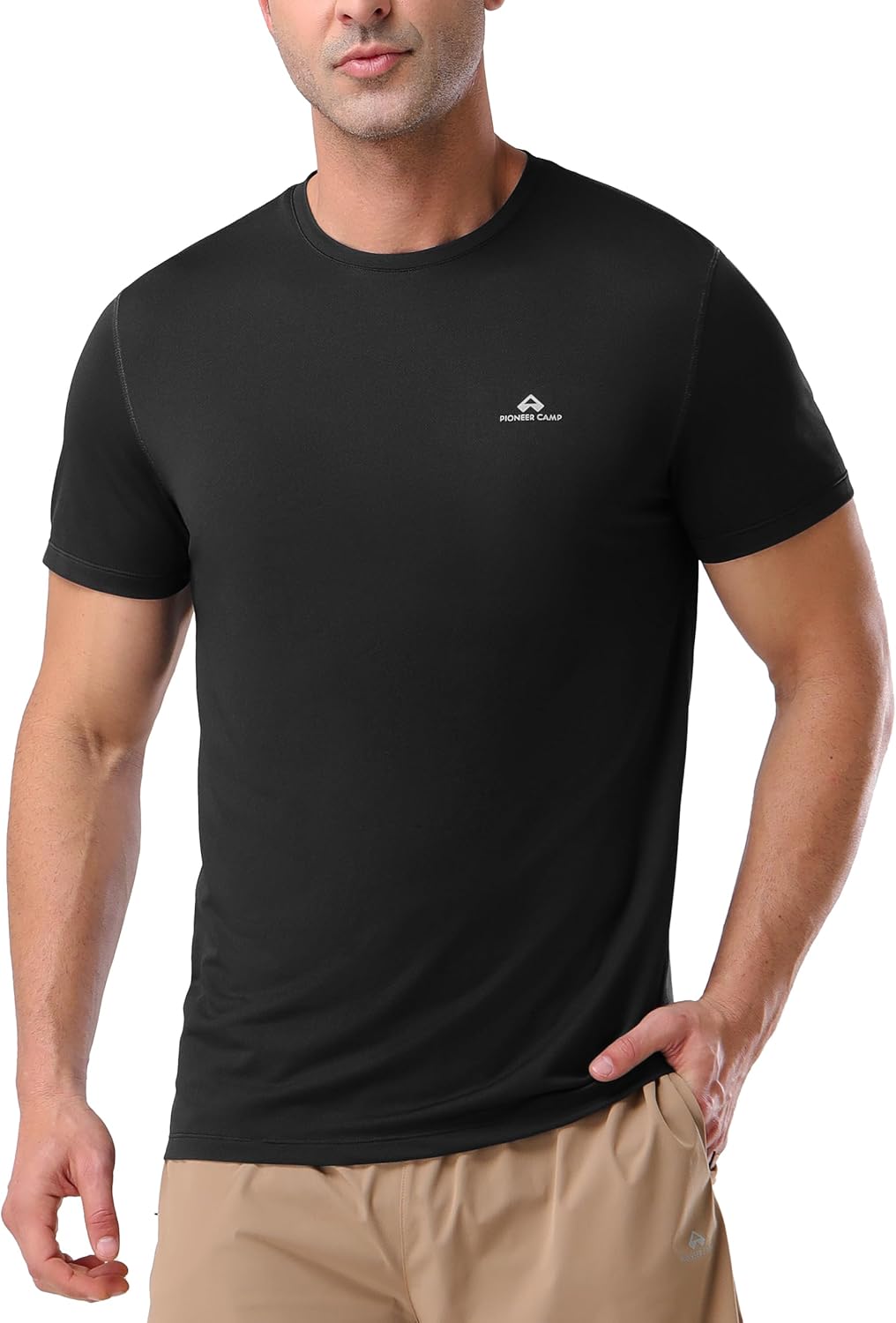Amazon.com: Pioneer Camp Men's Workout Gym Shirts Moisture Wicking ...