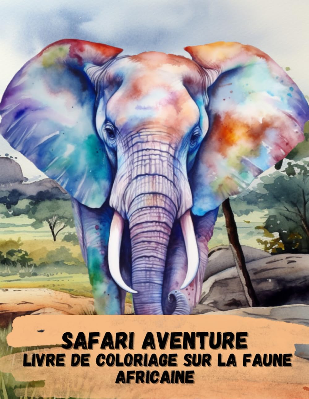 Safari Aventure Livre de Coloriage sur la Faune Africaine: Livre de ...