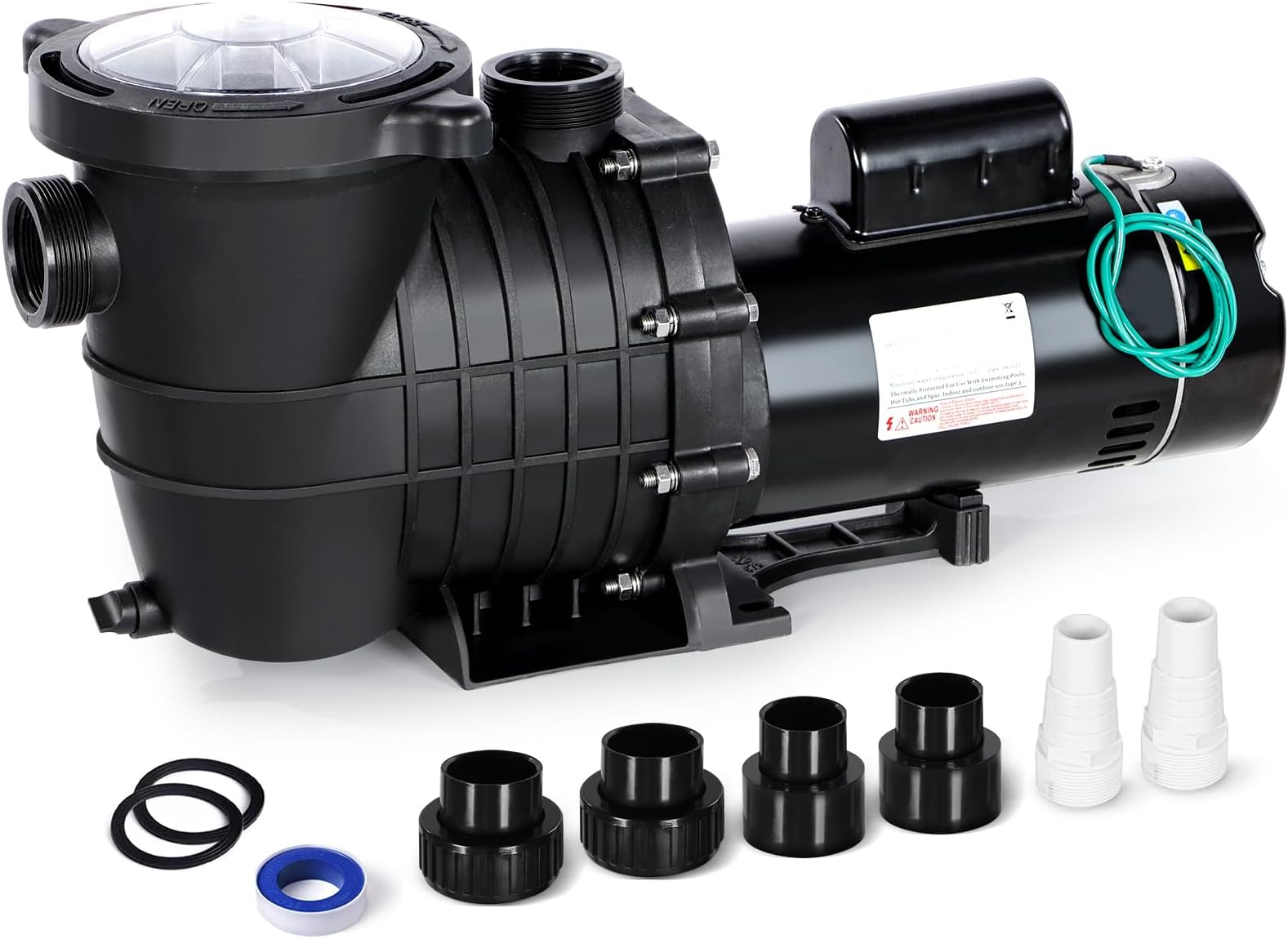 Amazon.com : Pool Pump Inground Dual Speed,Inground/Above Ground ...