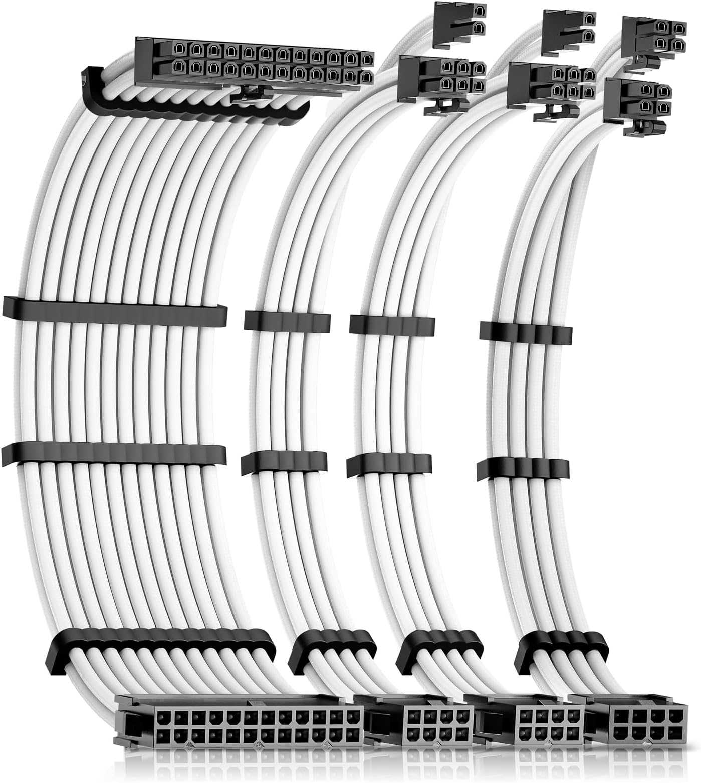 Amazon.com: Okinos PSU Cables, Cable Extension PC, 16 AWG PSU Extension ...