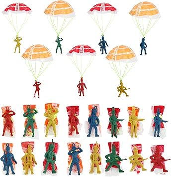 Amazon.com: Manmel 40PCS Parachute Toy, Outdoor Flying Toy for Kids 3 4 ...