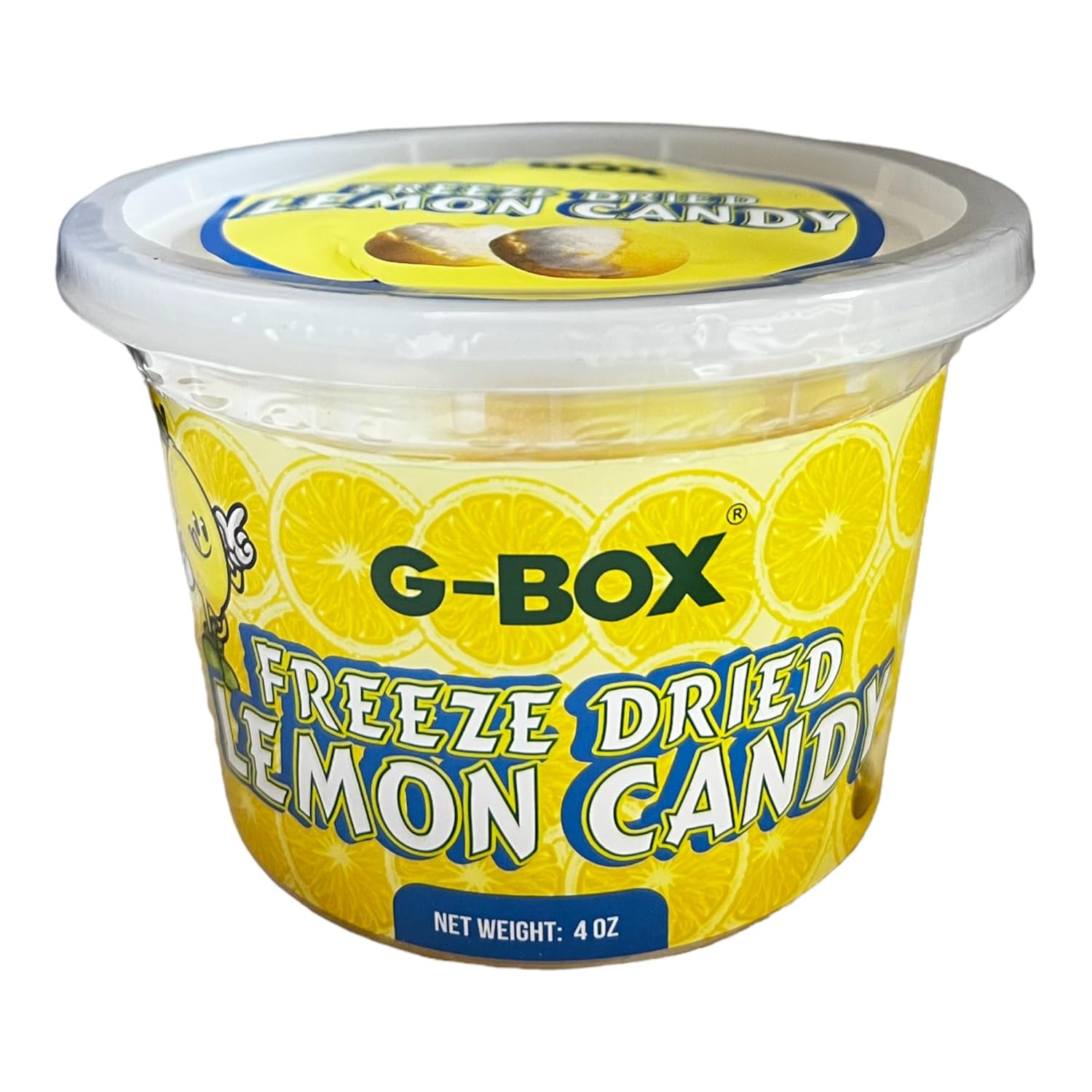 Amazon.com : G-BOX Freeze Dried Lemonheads Candy (4 OZ Lemon Candy ...