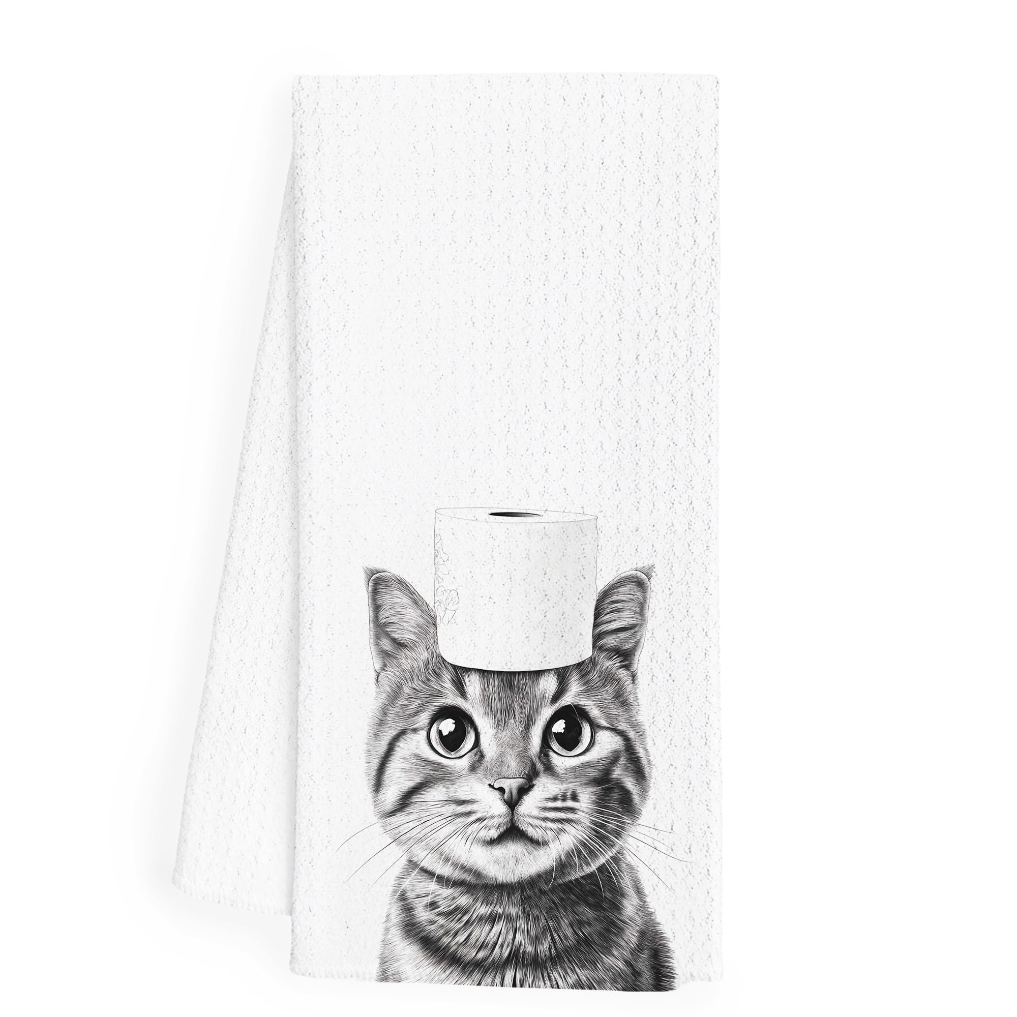Amazon.com: Cat Hand Towels, Cat Towels for Cat Lovers, Cat Funny Hand ...