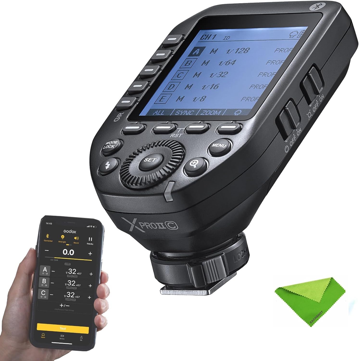 Amazon.com : Godox XProII XProII-C XProIIC Flash Trigger for Canon ...