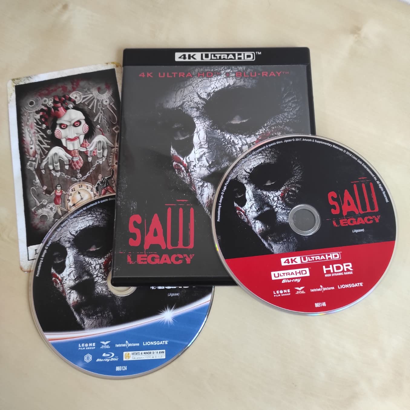Saw: Legacy (4K Ultra-HD+Blu-Ray) ( Con Card Tarocco): Amazon.it: Laura ...