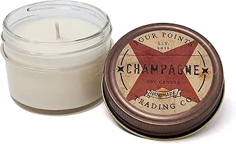 Amazon.com: Four Points Trading Co. Champagne 4 Oz Scented Soy ...