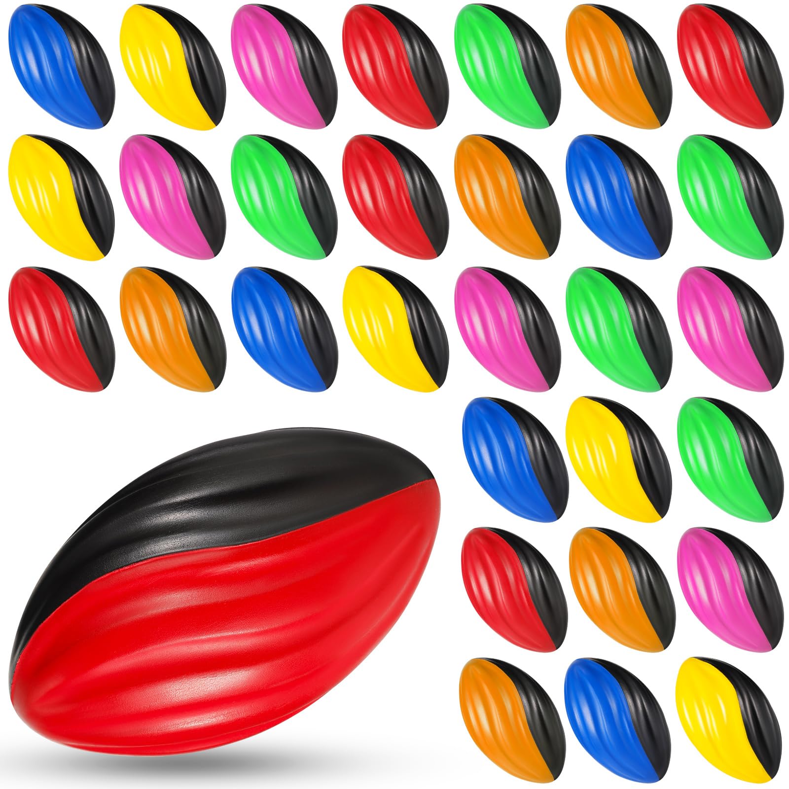 Amazon.com: Libima 30 Pack Mini Footballs Bulk 7 Inch Small Toy ...