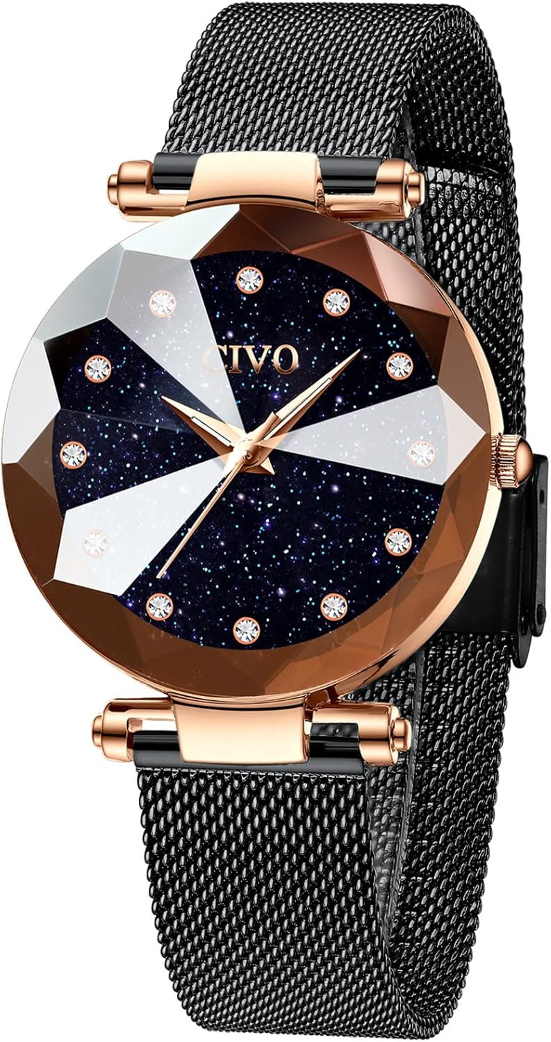 CIVO Womens Watch, Waterproof Ladies Watch, Analog Quartz Wrist Watches ...