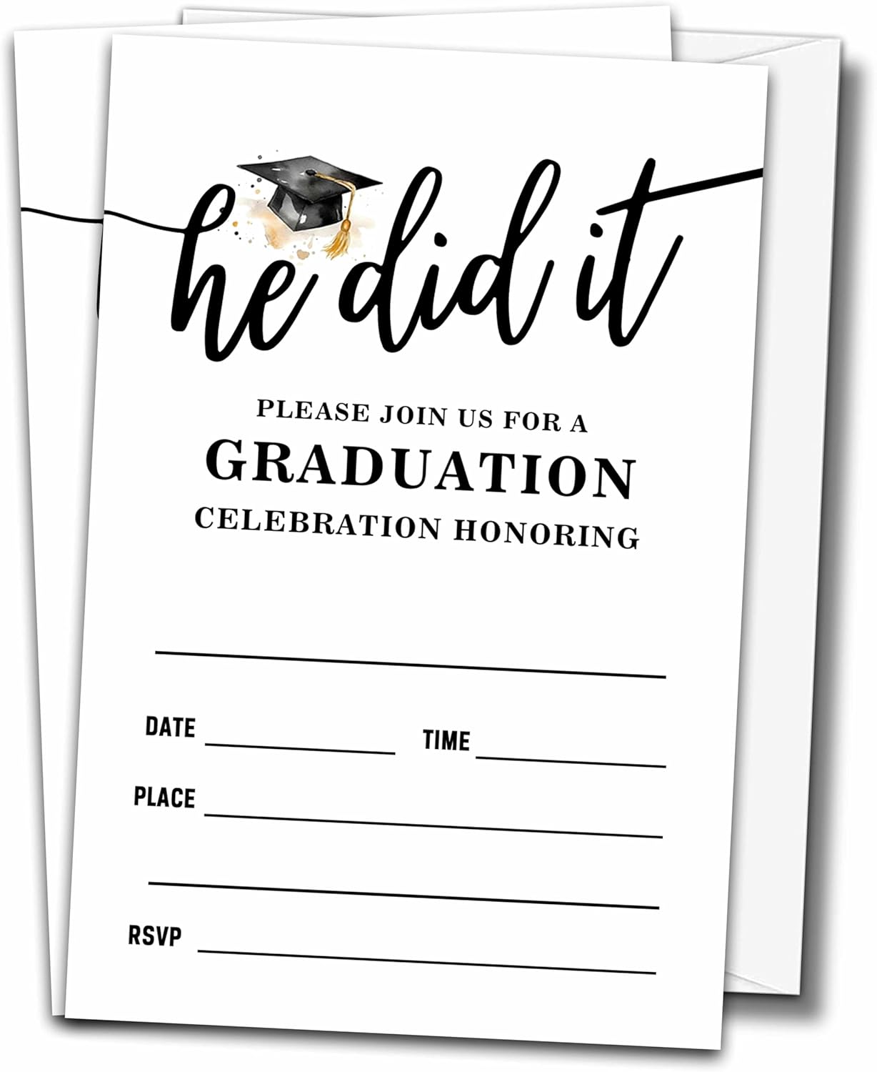 Amazon.com : Buildinest They Did It Graduation Invitation 20 Graduation ...