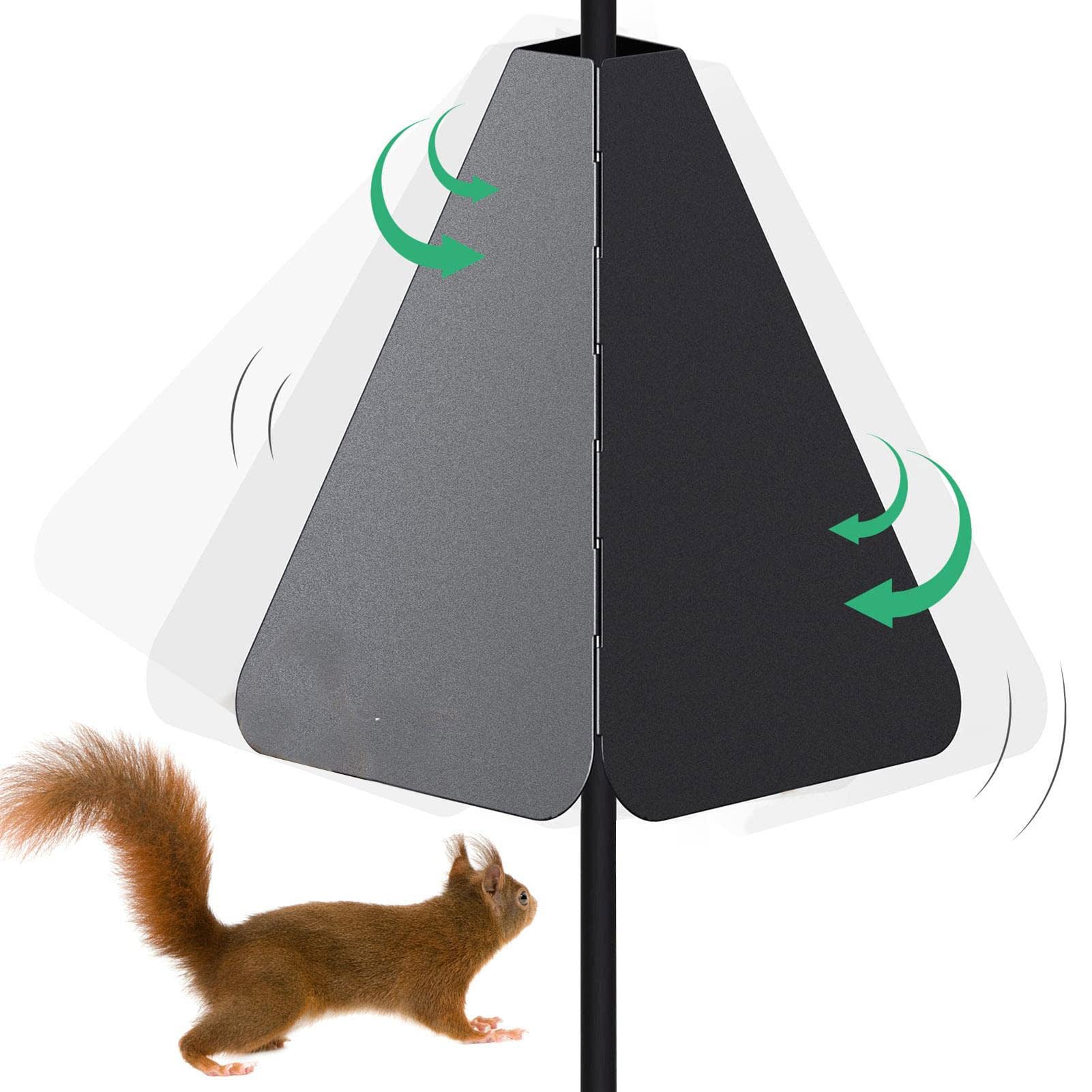 Toseky Squirrel Baffles for Bird Feeders - Squirrel Guard Defense ...