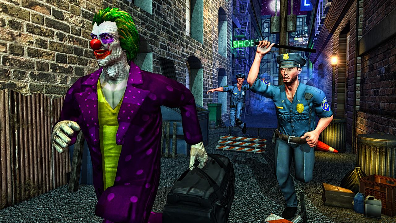 City Clown Attack Survival Simulator 3D: Five Night In Creepy Clown ...