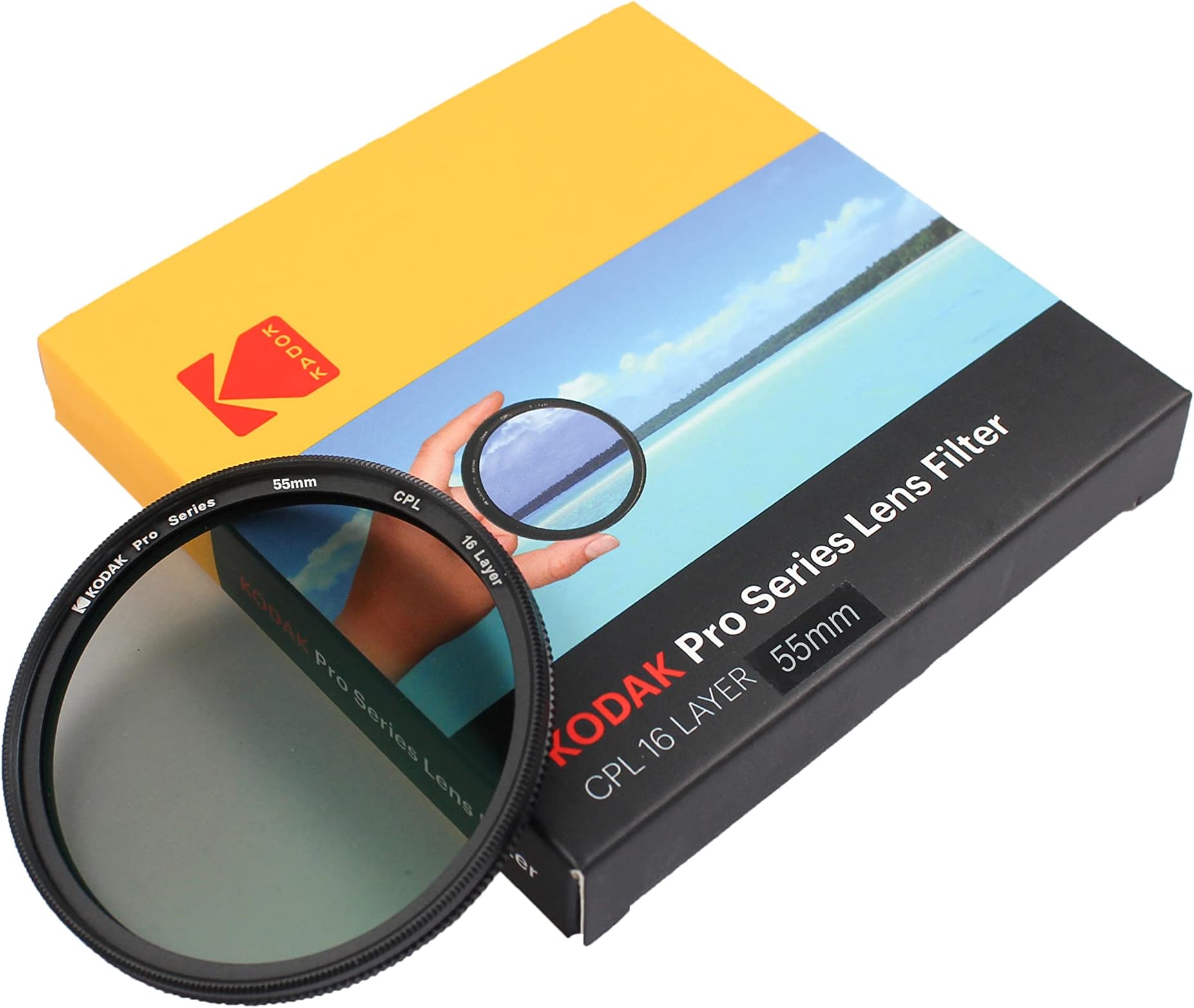 Buy KODAK 55mm Camera Lens CPL Filter Pro Series|16 Layer Coating for ...