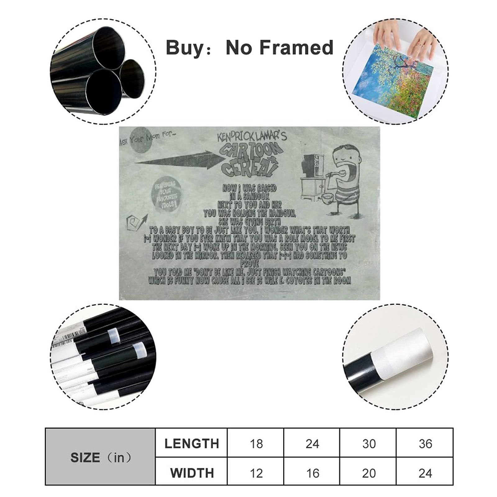 Kendrick Lamar Cartoon Cereal