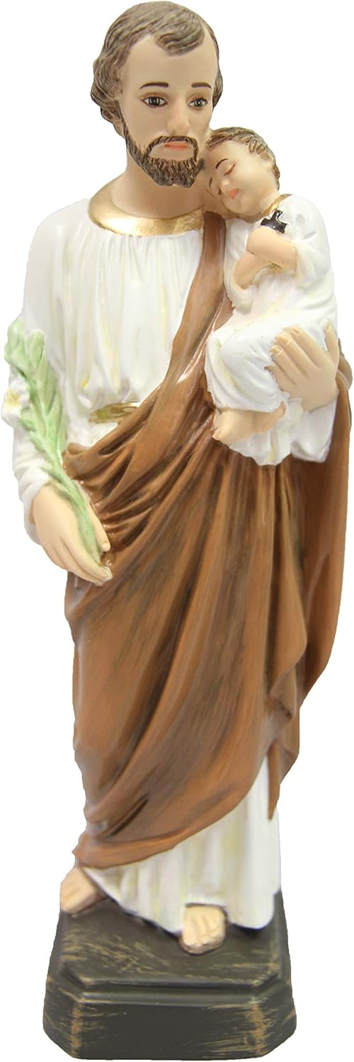 Amazon.com: Vittoria Collection 12 Inch Saint St. Joseph Statue ...