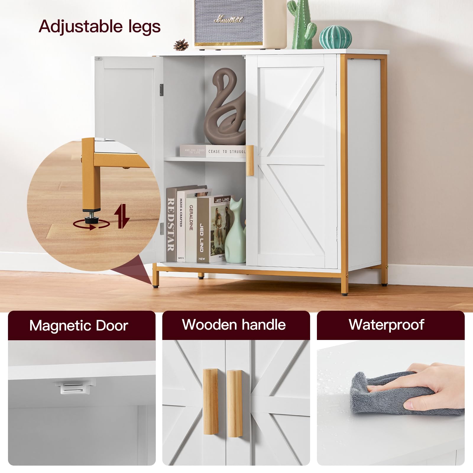 Short Cabinet With Doors