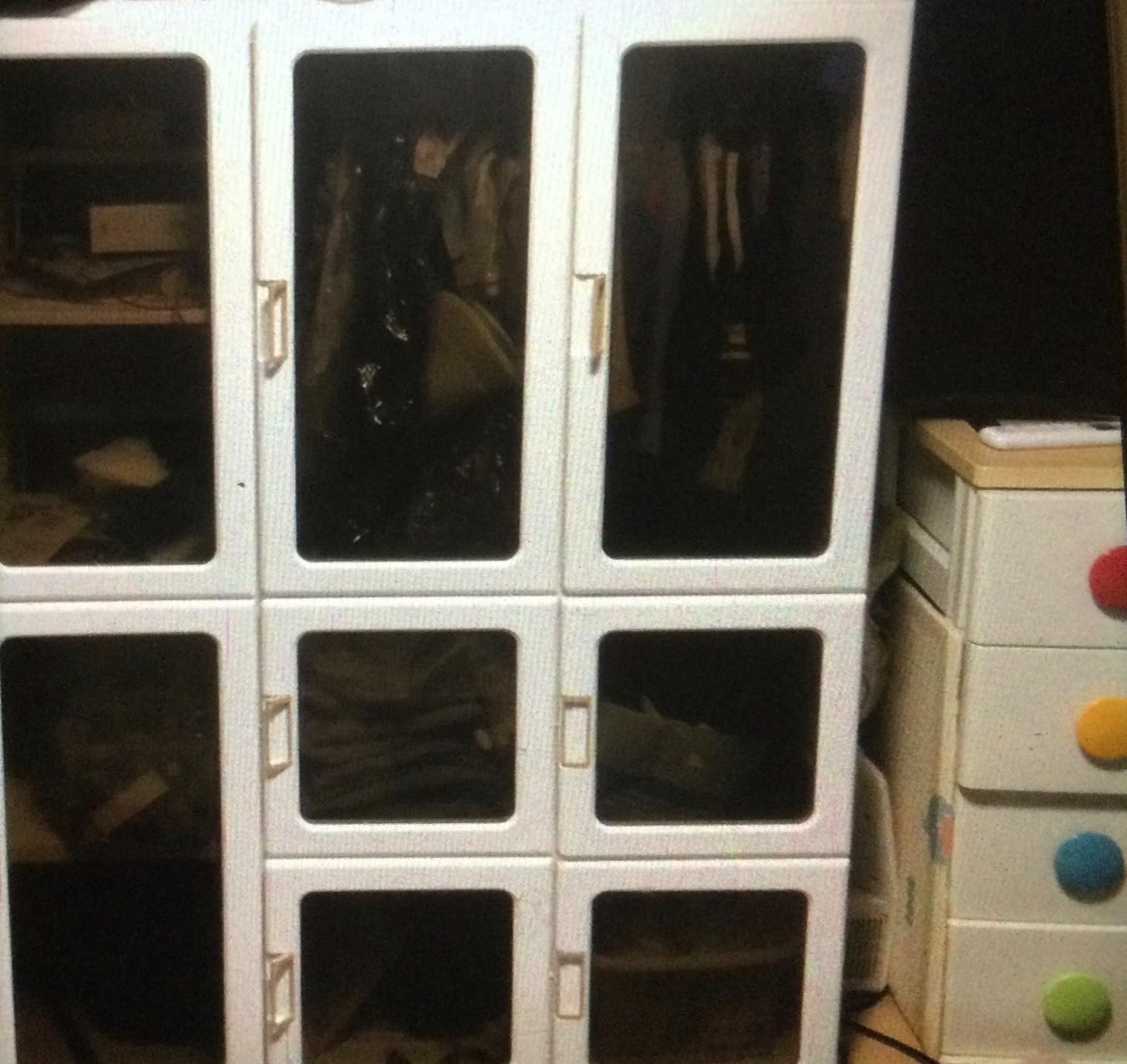 Amazon｜Mayi Box ワードローブ クローゼット 一体折りたたみ式 収納 扉付き 洋服ダンス ハンガーラック 大容量 衣類 雑物 防塵 省スペース 高耐荷重 新生活 おしゃれ (5 ...