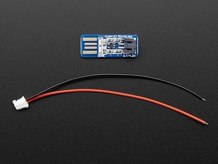 Adafruit Micro Lipo USB LiIon/LiPoly Battery Charger : Amazon.co.uk ...