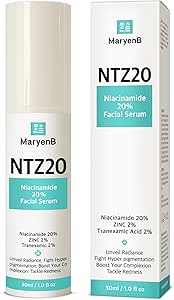 MaryenB Niacinamide20%+Zinc+Tranexamic Acid Serum - Anti-Aging, Acne ...