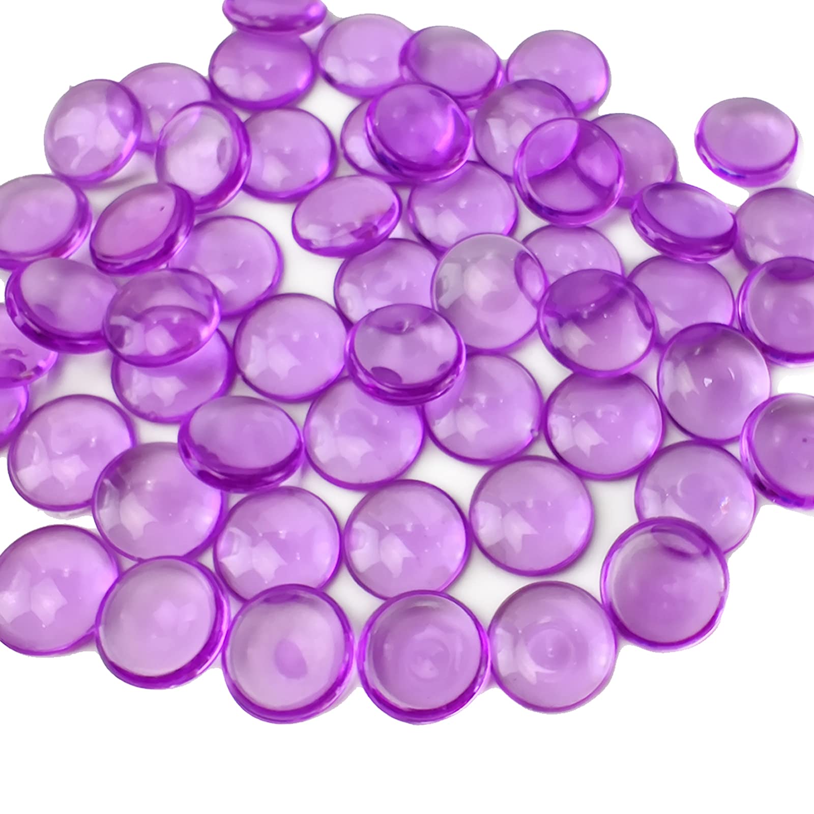 Amazon.com: HappyFiller 630 PCS 0.6 inch Purple Acrylic Flat Marbles ...