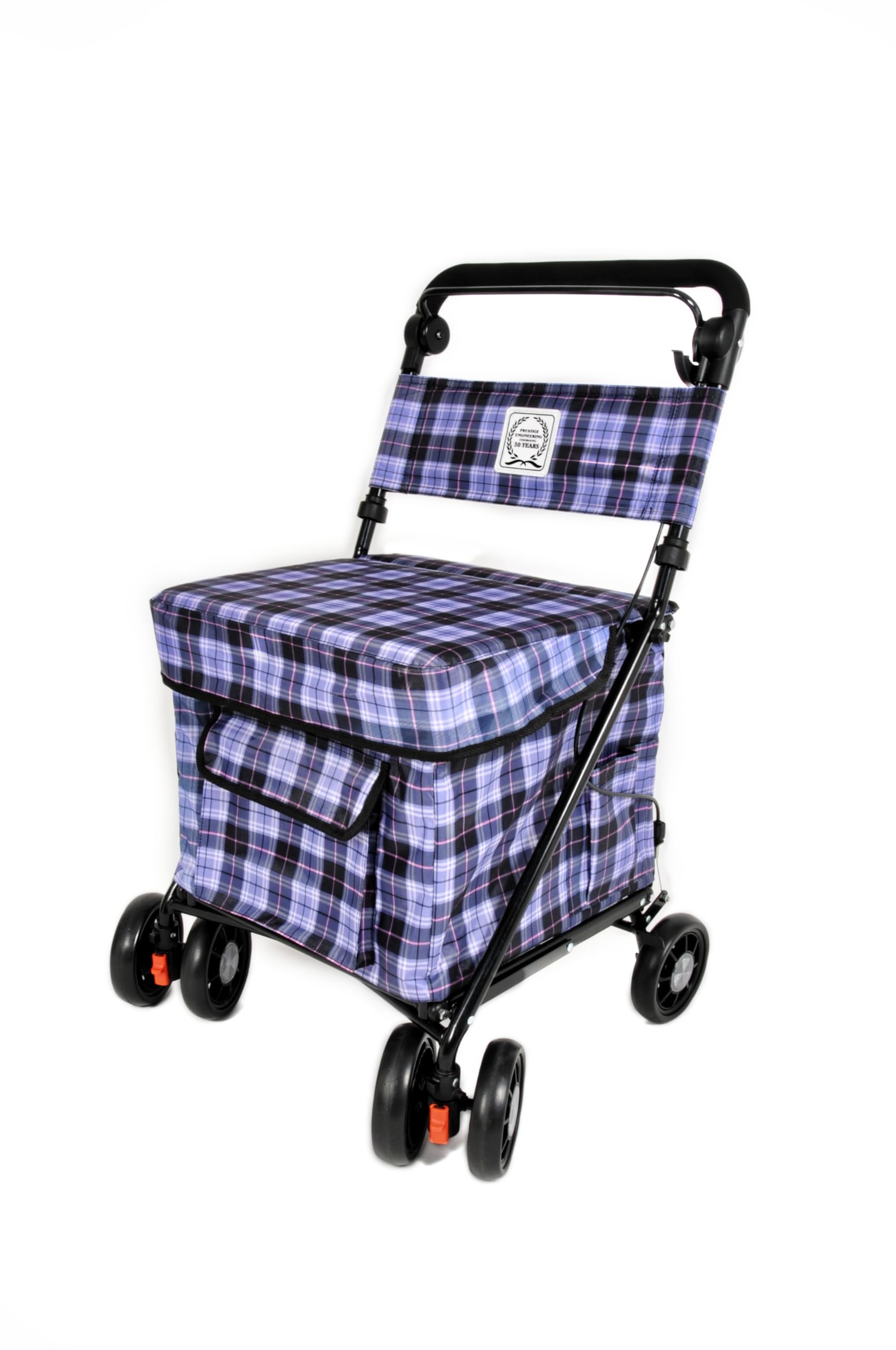 The Lightweight Walk and Rest Shopping Trolley with Padded Seat ...