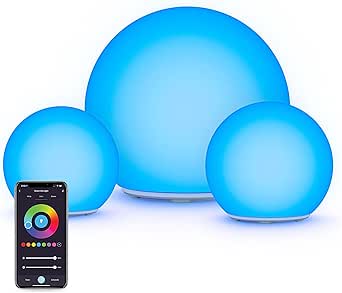 Atomi Smart Portable Orb LED Light —3-Pack, Indoor and Outdoor ...