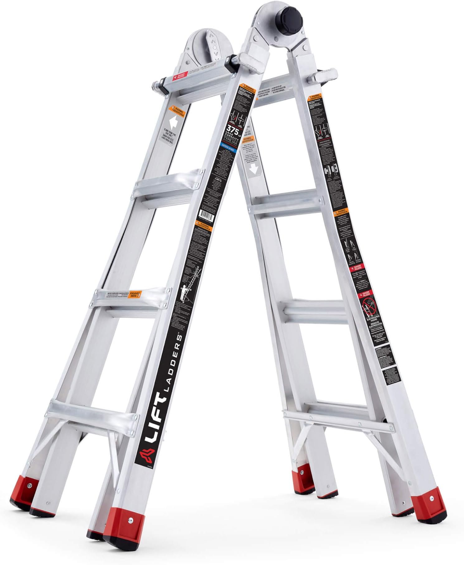 Little Giant Ladders, Velocity with Wheels, M17, 17 Ft, Multi-Position ...
