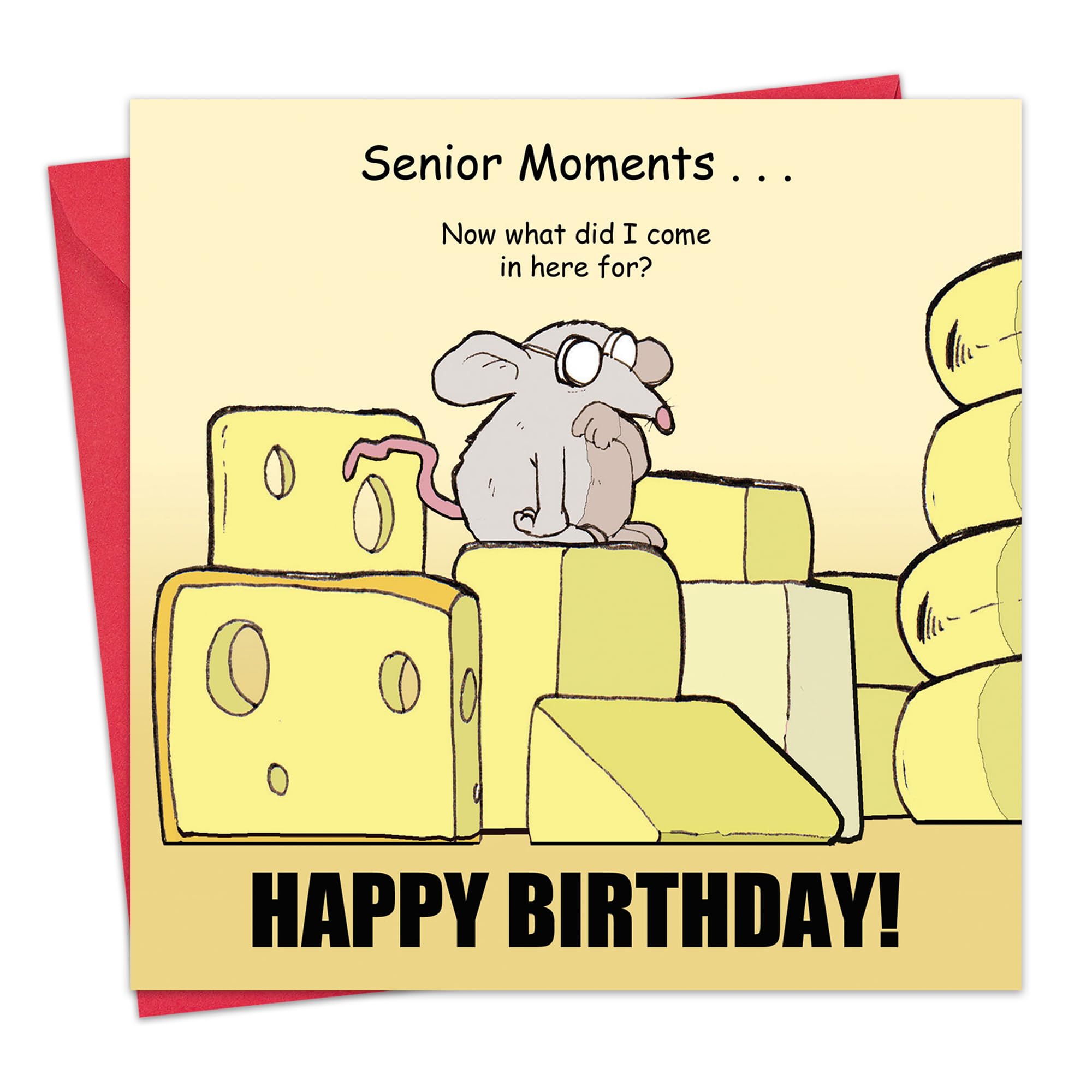 Twizler Funny Birthday Card With Mouse Humour Happy Birthday Card ...