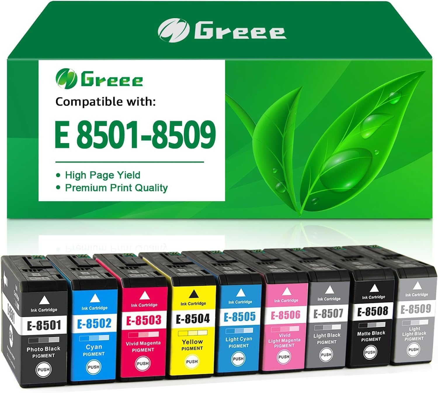 Amazon.com: CLREEGRI Remanufactured T8501 T8502 T8503 T8504 T8505 T8506 ...