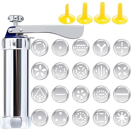 Amazon.com: TRGGDEE Cookie Press Gun, Cookie Press Set for Baking, Mini ...