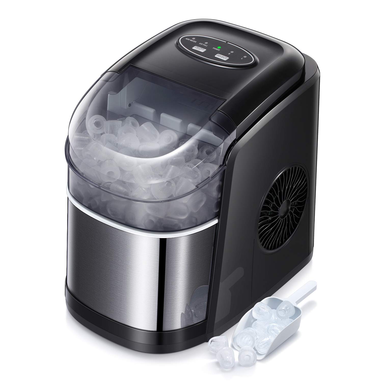 Amazon.com: Countertop Ice Maker Portable Ice Making Machine with Self ...